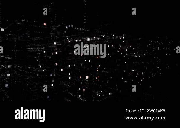 4k Tencent word company brand logo,Matrix binary computer code text ...