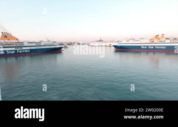 Piraeus port of athens Stock Videos & Footage - HD and 4K Video Clips ...