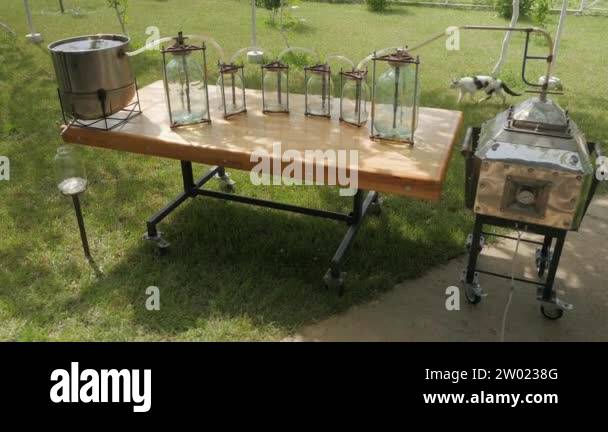 Moonshine. Alcohol mashine. Distillation. Bartotage. Multistage ...