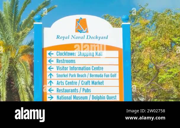 Directional signage island information Stock Videos & Footage - HD and ...