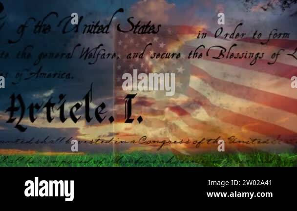 Digital animation of the written constitution of the United States ...