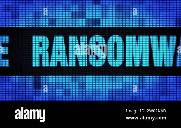 RANSOMWARE Front Text Scrolling LED Wall Pannel Display Sign Board ...