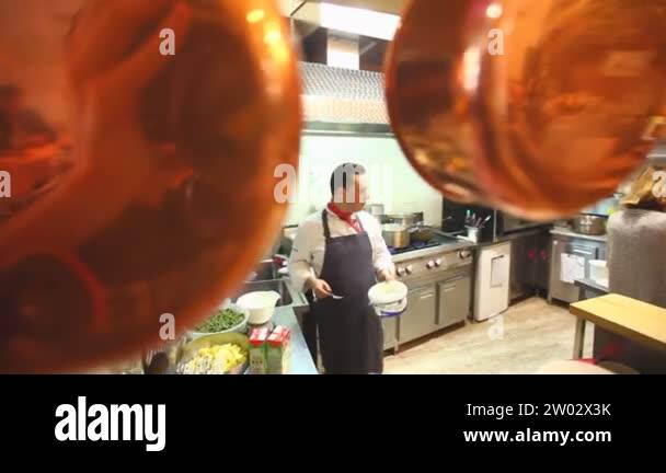 Restaurant chefs kitchen Stock Videos & Footage - HD and 4K Video Clips ...