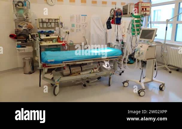 Emergency reception, transportation trolley, medical ventilator and ...