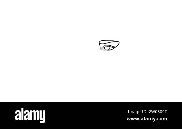 Single line drawing touching face Stock Videos & Footage - HD and 4K ...