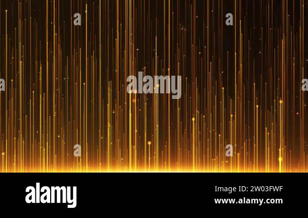 Gold particles light rising is a spectacular motion graphics background ...