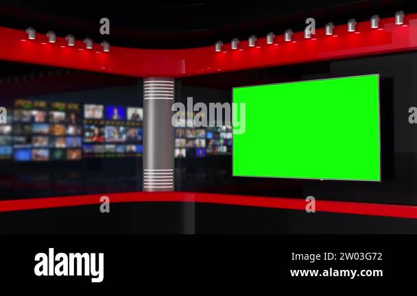 Tv Studio. Studio. News studio. Newsroom Background for News Broadcasts ...