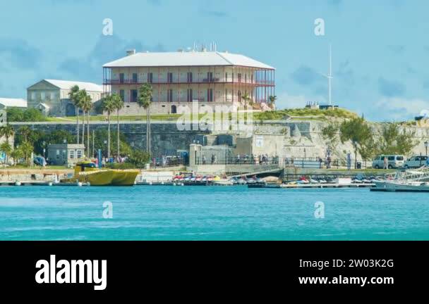 King's Wharf Royal Naval Dockyard Bermuda Featuring the Commissioners ...