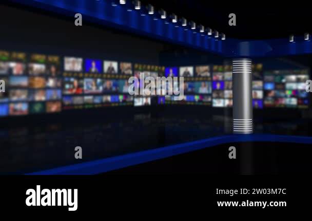 Tv Studio. Studio. News studio. Newsroom Background for News Broadcasts ...
