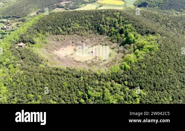 The Santa Margarida Volcano is an extinct volcano in the comarca of ...