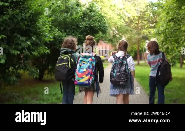 Back view school Stock Videos & Footage - HD and 4K Video Clips - Alamy