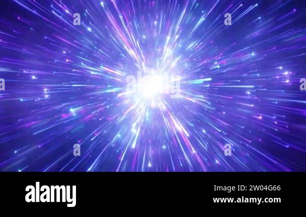 Beautiful particle rays rotation is a spectacular motion graphics ...