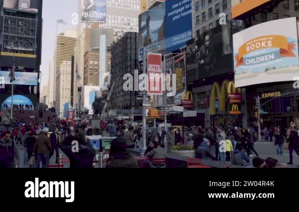 Times square tourists people Stock Videos & Footage - HD and 4K Video ...