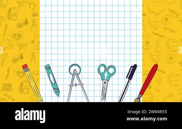 Set of school supplies Stock Videos & Footage - HD and 4K Video Clips ...