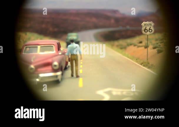 Route 66 red Stock Videos & Footage - HD and 4K Video Clips - Alamy