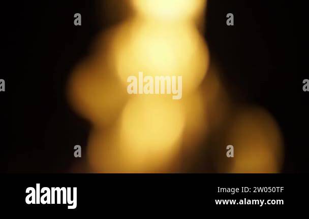 blurred fire flame isolated black background, 4k Stock Video Footage ...