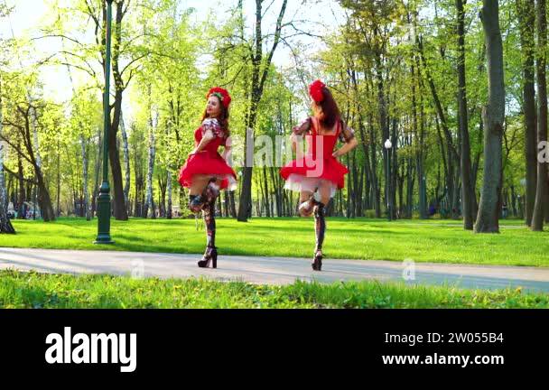 Pretty female dancers in folklore Stock Videos & Footage - HD and 4K ...