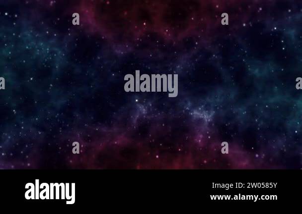 animation of multicolored milky way energy in space 4k render Stock ...