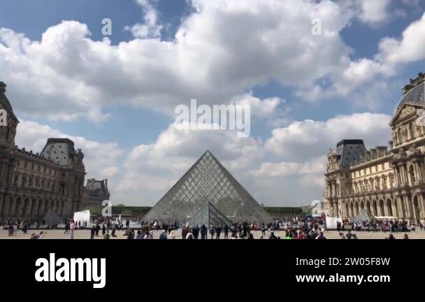 PARIS,FRANCE-30 APRIL,2019:Most famous French landmark - Louvre Museum ...