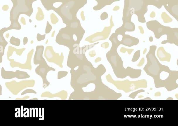 Abstract animation of gray organic shapes moving on white background ...