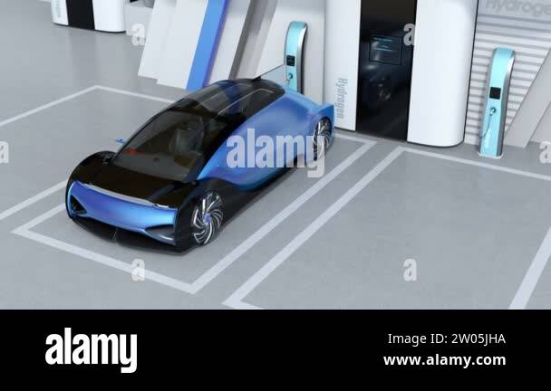 Wireframe rendering of Fuel Cell powered autonomous car in Fuel Cell ...