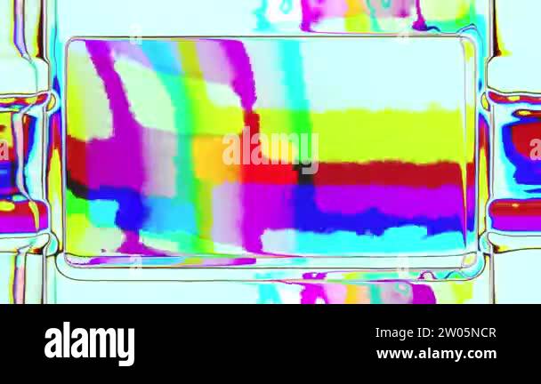 VHS defects noise and artifacts, glitches from an old tape. Glitch ...