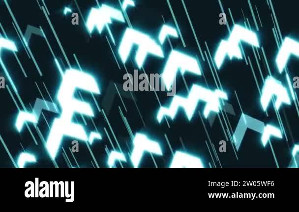 Business Arrows Technology Slow Motion Background Clip/ 4k animation of ...