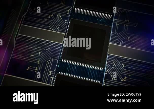 Industry 4.0, innovation and modern digital technology. Futuristic ...