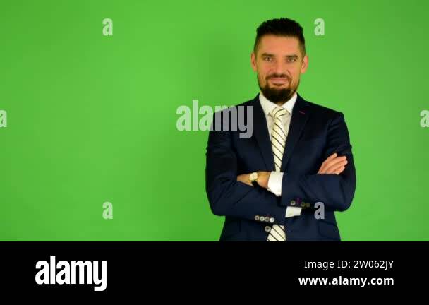 Business man smiles fold arms Stock Videos & Footage - HD and 4K Video ...