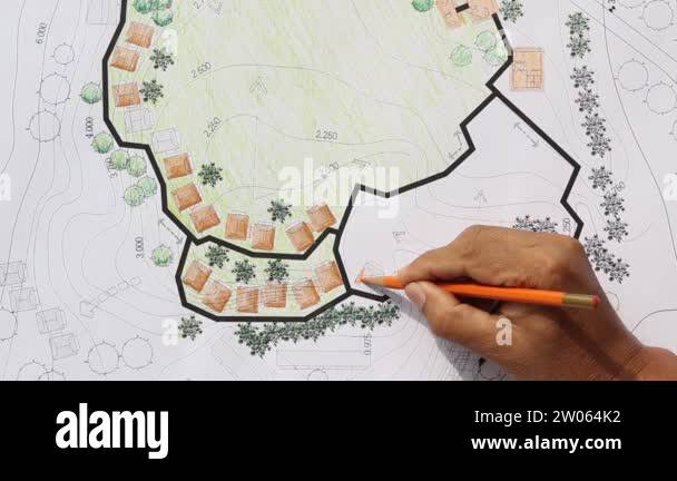 Site map sketch map Stock Videos & Footage - HD and 4K Video Clips - Alamy