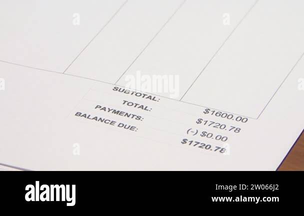 Finances invoice Stock Videos & Footage - HD and 4K Video Clips - Alamy