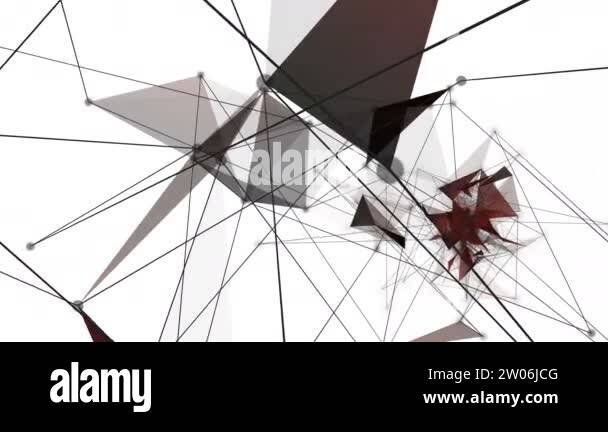 Fantastic plexus video animation with modern triangles in slow motion, 4096x2304 loop 4K Stock ...