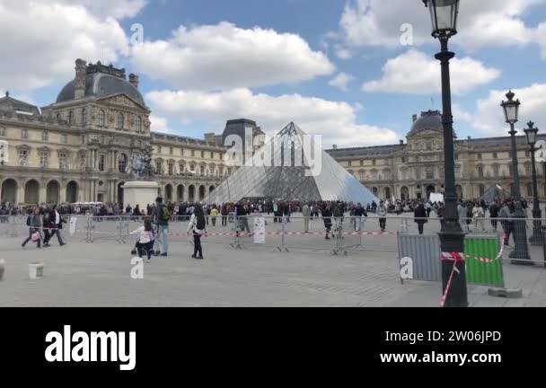 PARIS,FRANCE-30 APRIL,2019:Most famous French landmark - Louvre Museum ...