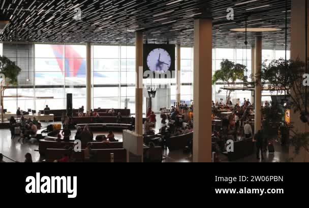 SCHIPHOL, THE NETHERLANDS 29 APRIL 2018: Internation Amsterdam Airport ...