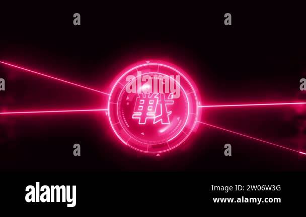 Futuristic sports game loop animation. Versus battle fight background ...