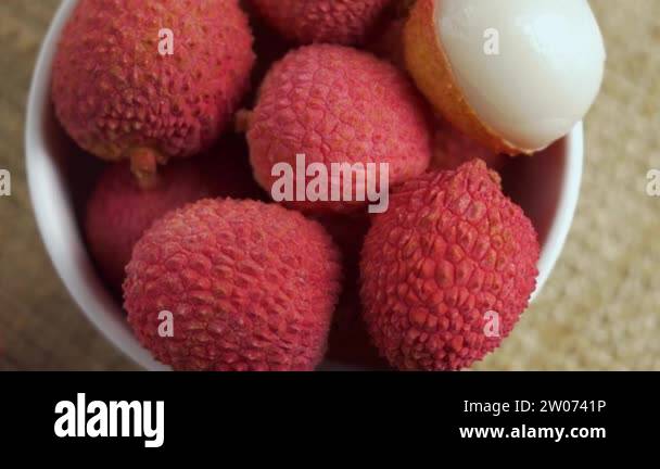 Lychee juice fresh fruits Stock Videos & Footage - HD and 4K Video ...