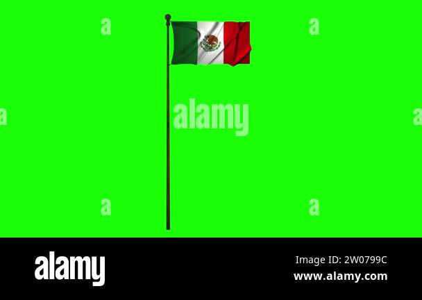mexico Animation Flag Animation Green Screen Animation mexico video ...