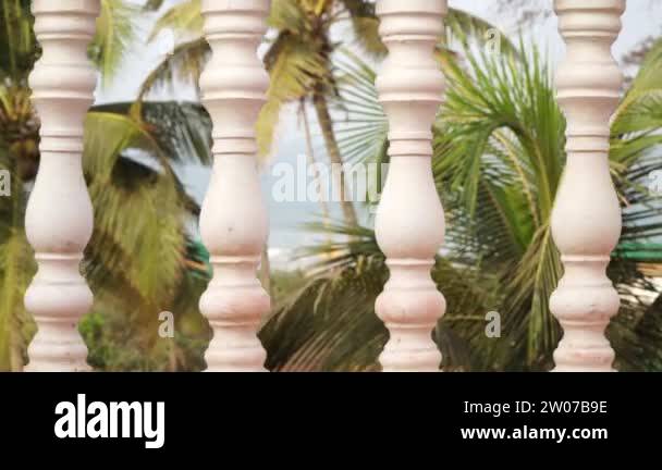 Palm trees classic architecture Stock Videos & Footage - HD and 4K ...