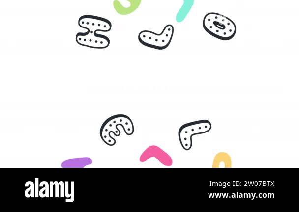 Stop motion animation with word Hello in different languages in hand ...