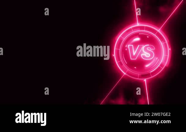 Futuristic sports game loop animation. Versus fight background. Radar ...