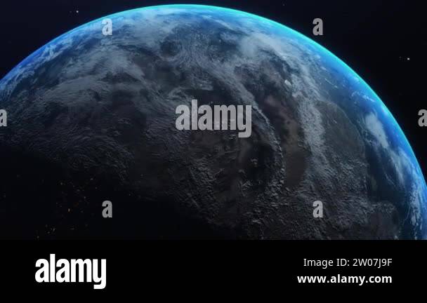 4k planet earth from space. planet earth rotating animation Stock Video ...