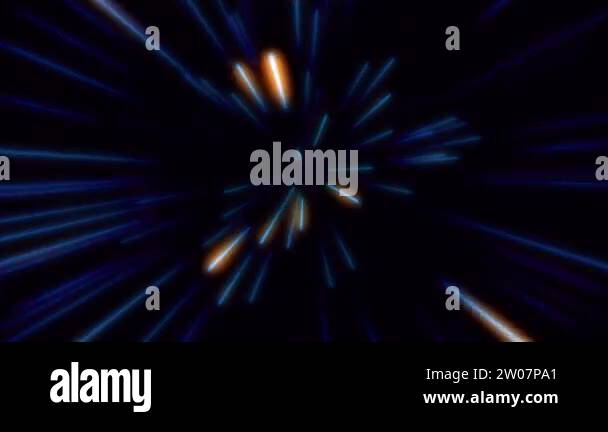 Abstract creative light speed blue background for technology and ...