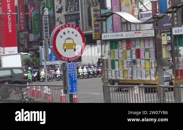Taxicab taxi cab stand rank Stock Videos & Footage - HD and 4K Video ...