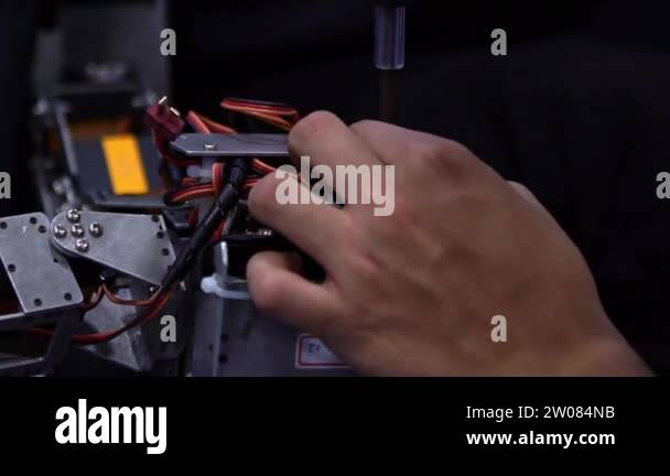 Student prepare a remote control robot for the combat. Engineering ...