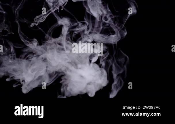 Realistic smoke, fog, cloud isolated on black background, screen mode ...