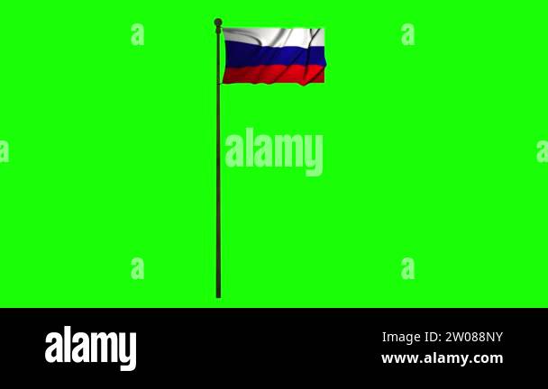 russia Animation Flag Animation Green Screen Animation russia video ...