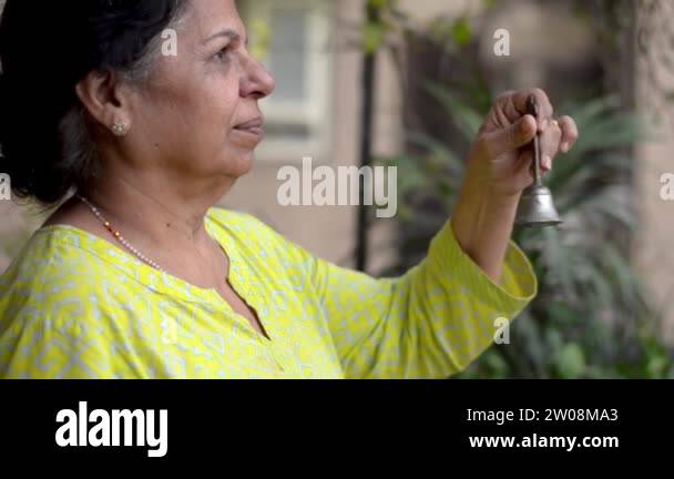 Attractive woman ringing bell Stock Videos & Footage - HD and 4K Video ...