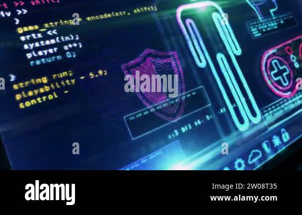 Video game programming code Stock Videos & Footage - HD and 4K Video ...