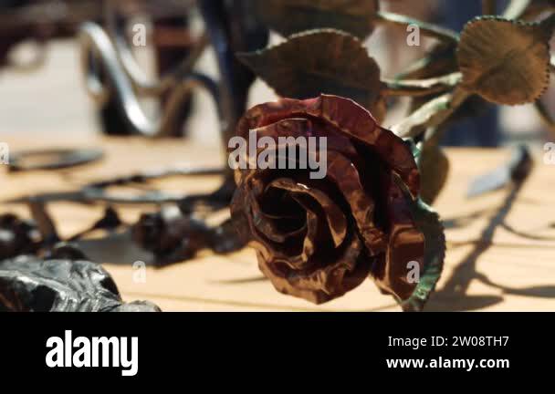 Forged iron rose Stock Videos & Footage - HD and 4K Video Clips - Alamy