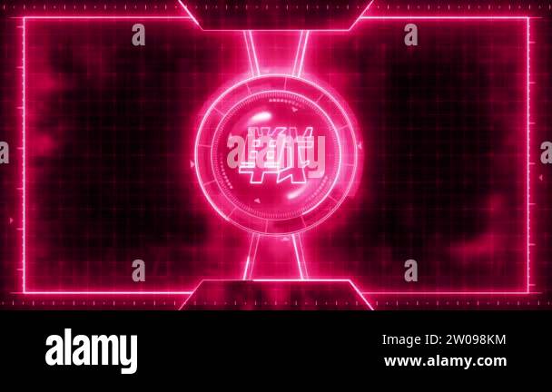 Futuristic sports game loop animation. Versus battle fight background ...